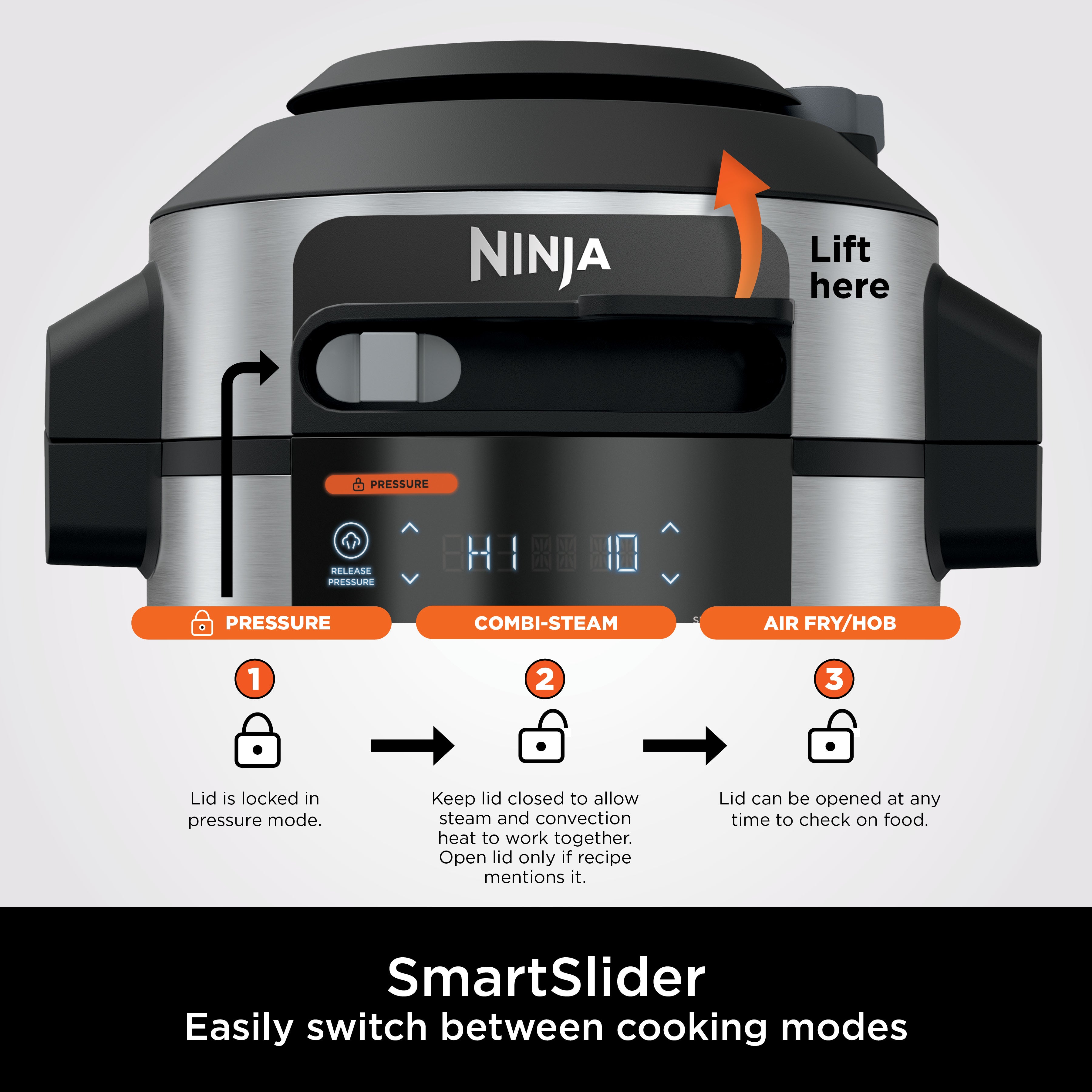 Ninja Foodi SmartLid Multi Cooker - OL650 | Products – Ninja Kitchen Australia